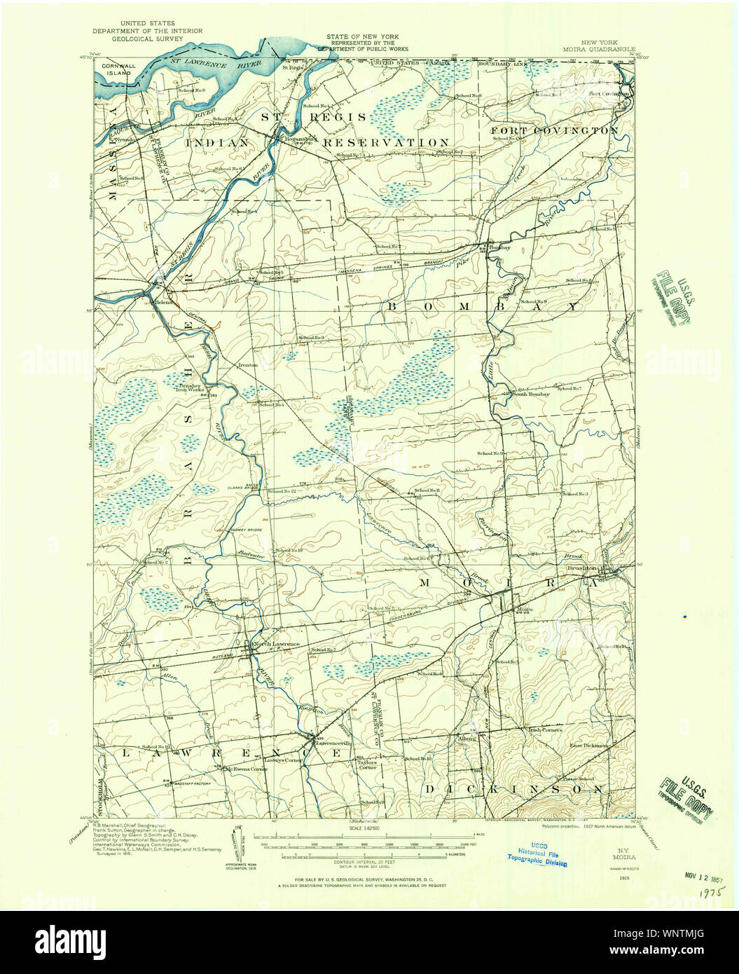 Map of moira new york hi-res stock photography and images - Alamy