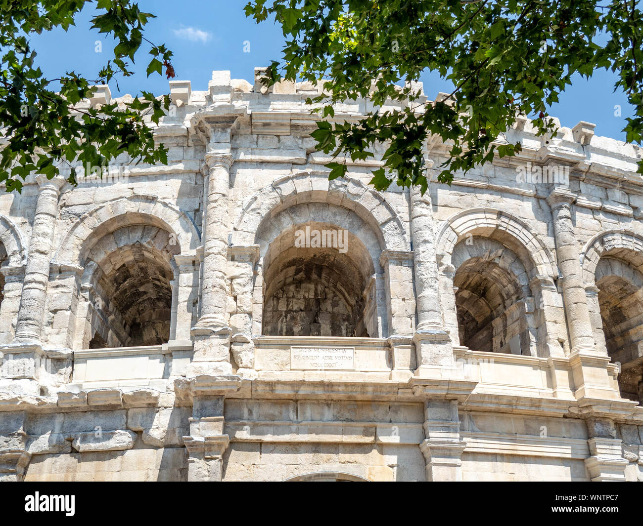 Arena of Nimes is well preserved Roman Amphitheater in Nimes, France ...