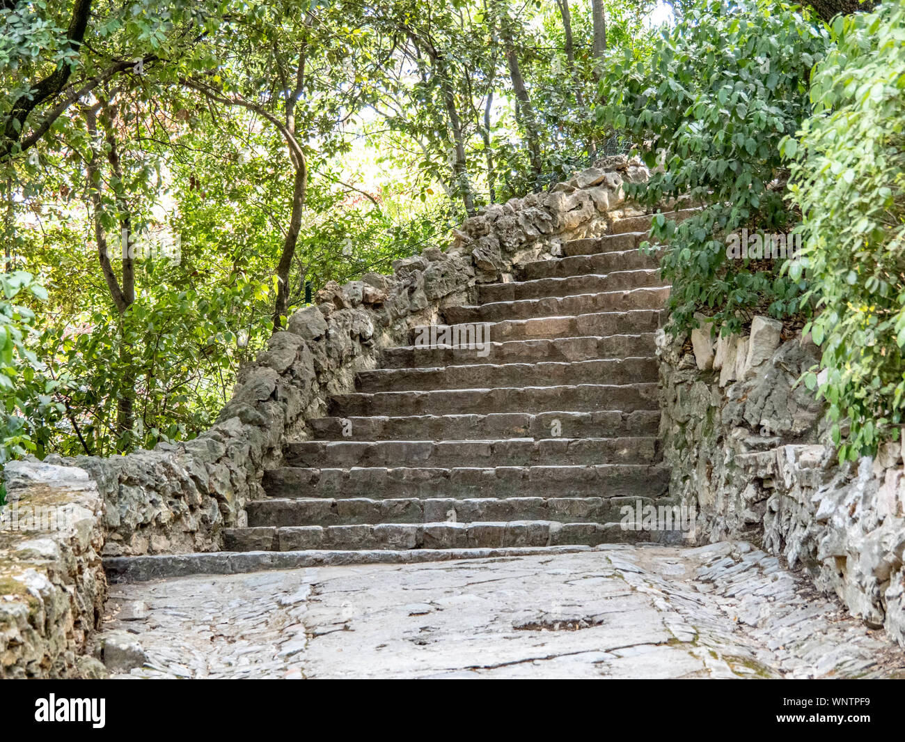 Curved staircase leading up hi-res stock photography and images - Alamy