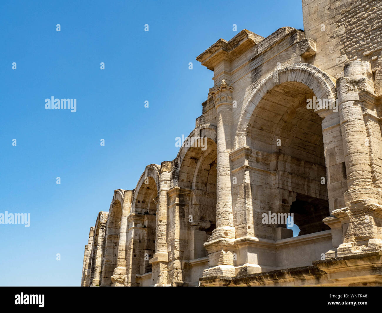 Roman Amphitheater in Arles, France is a UNESCO World Heritage Site ...