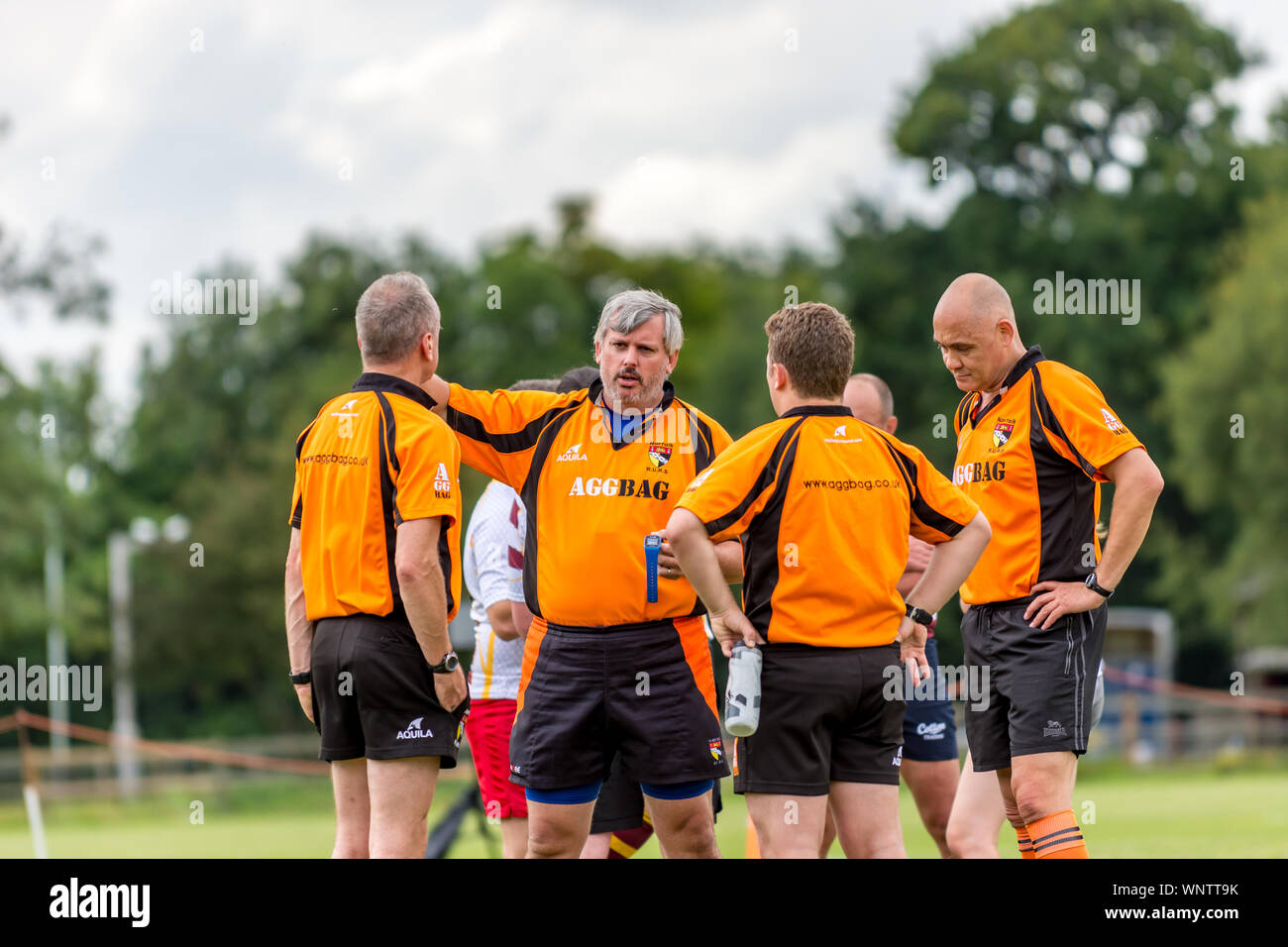 Norfolk Referee Society referees relax between refereeing touch rugby ...