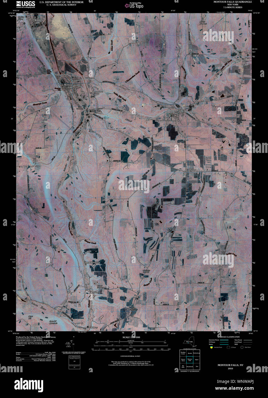 Montour map hi-res stock photography and images - Alamy