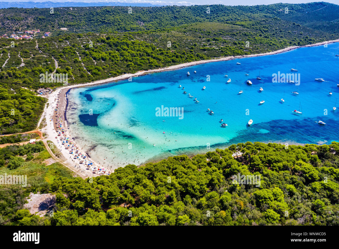 Sakarun beach, island Dugi otok, Croatia Stock Photo - Alamy