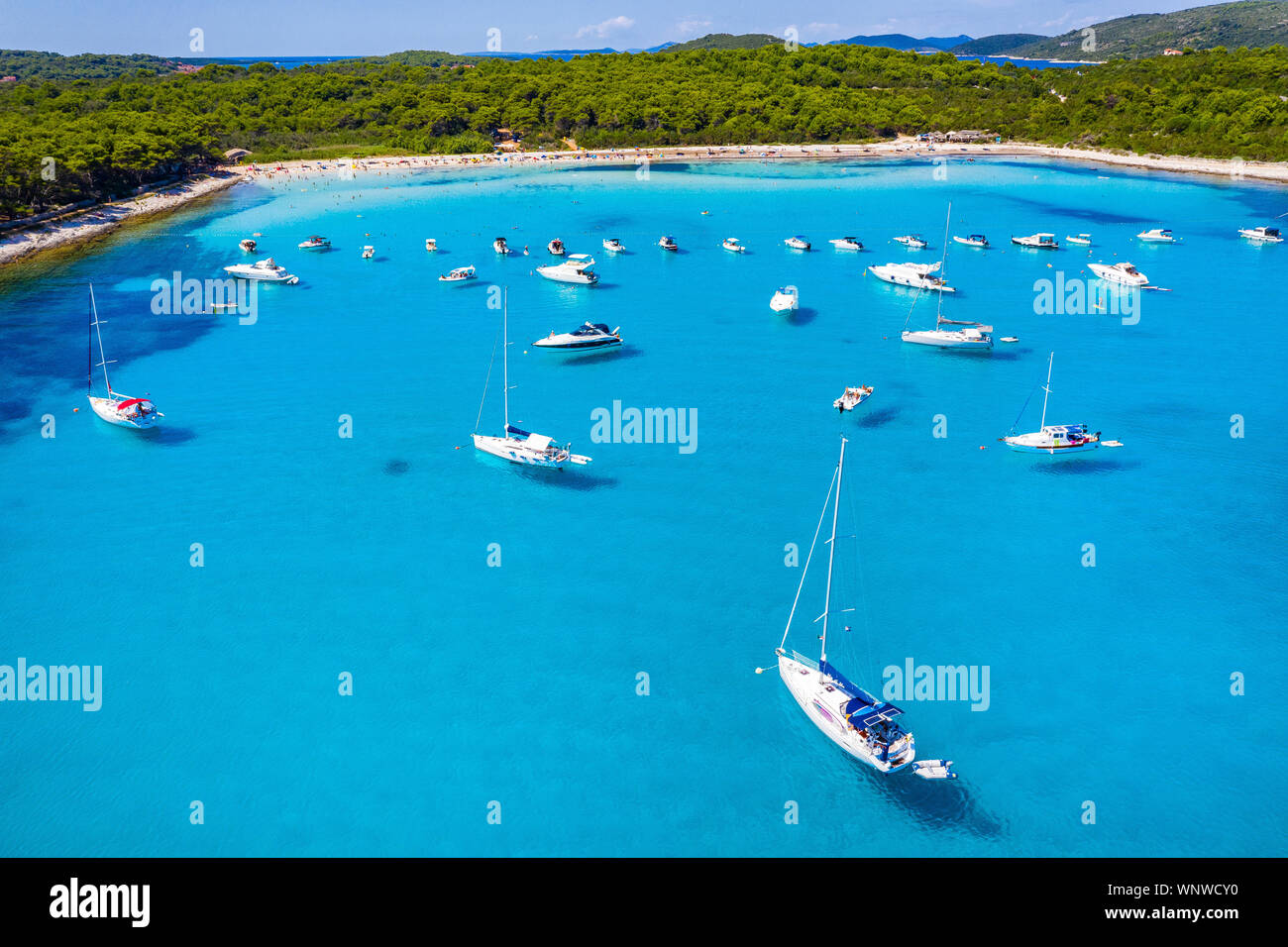 Sakarun beach, island Dugi otok, Croatia Stock Photo - Alamy