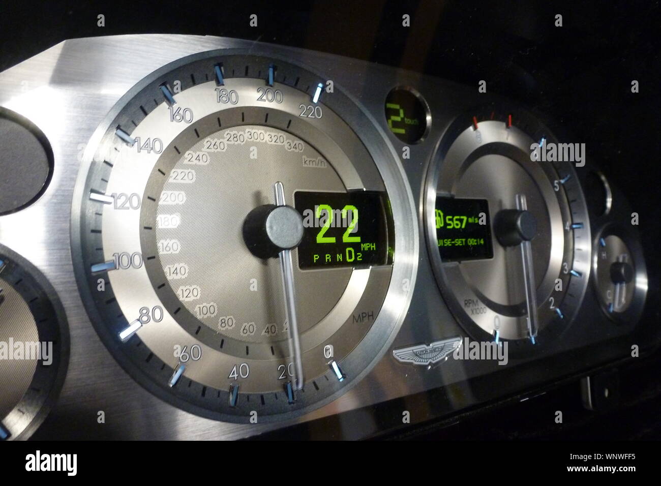 Aston Martin Speedo Stock Photo - Alamy