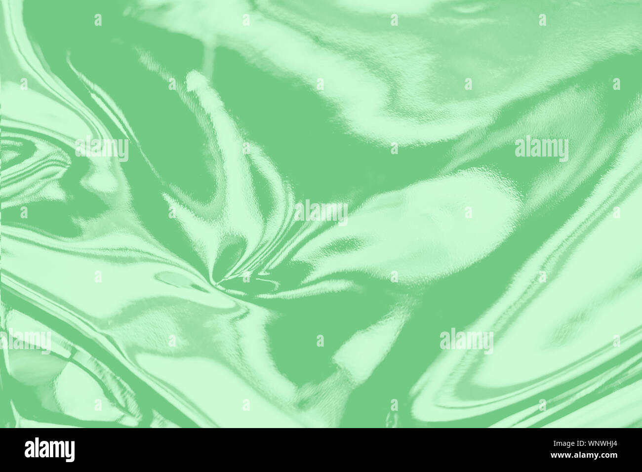 Abstract trendy mint colored fluid art background. Real holographic ...