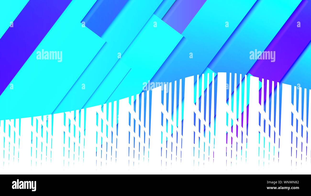 abstract blue background. diagonal lines and strips illustration ...