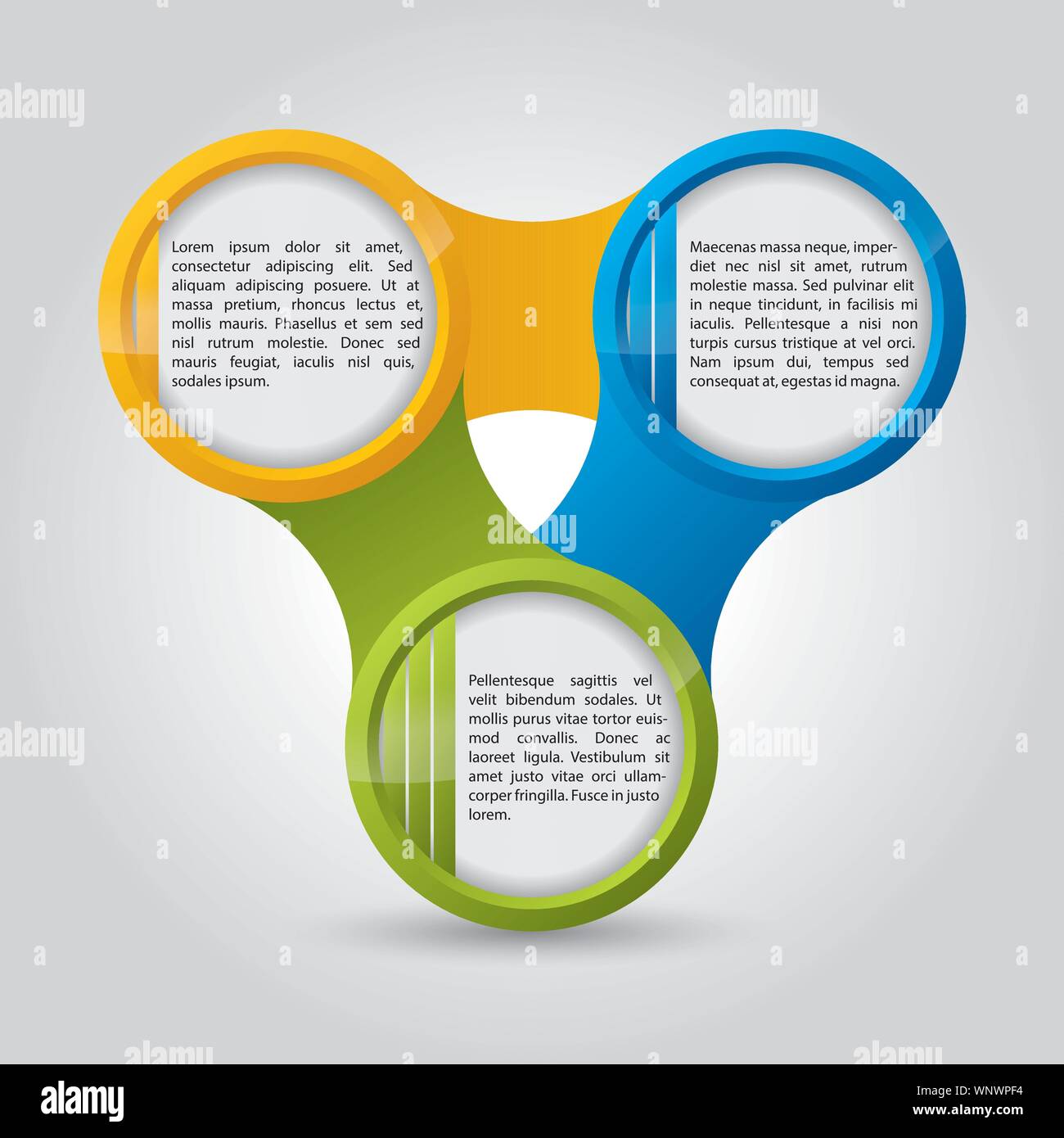 Abstract circles connected Stock Vector Image & Art - Alamy