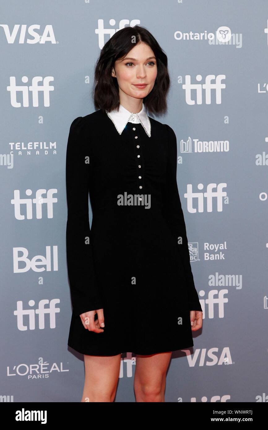 Toronto, ON. 6th Sep, 2019. Tilda Cobham-Hervey at the press conference ...