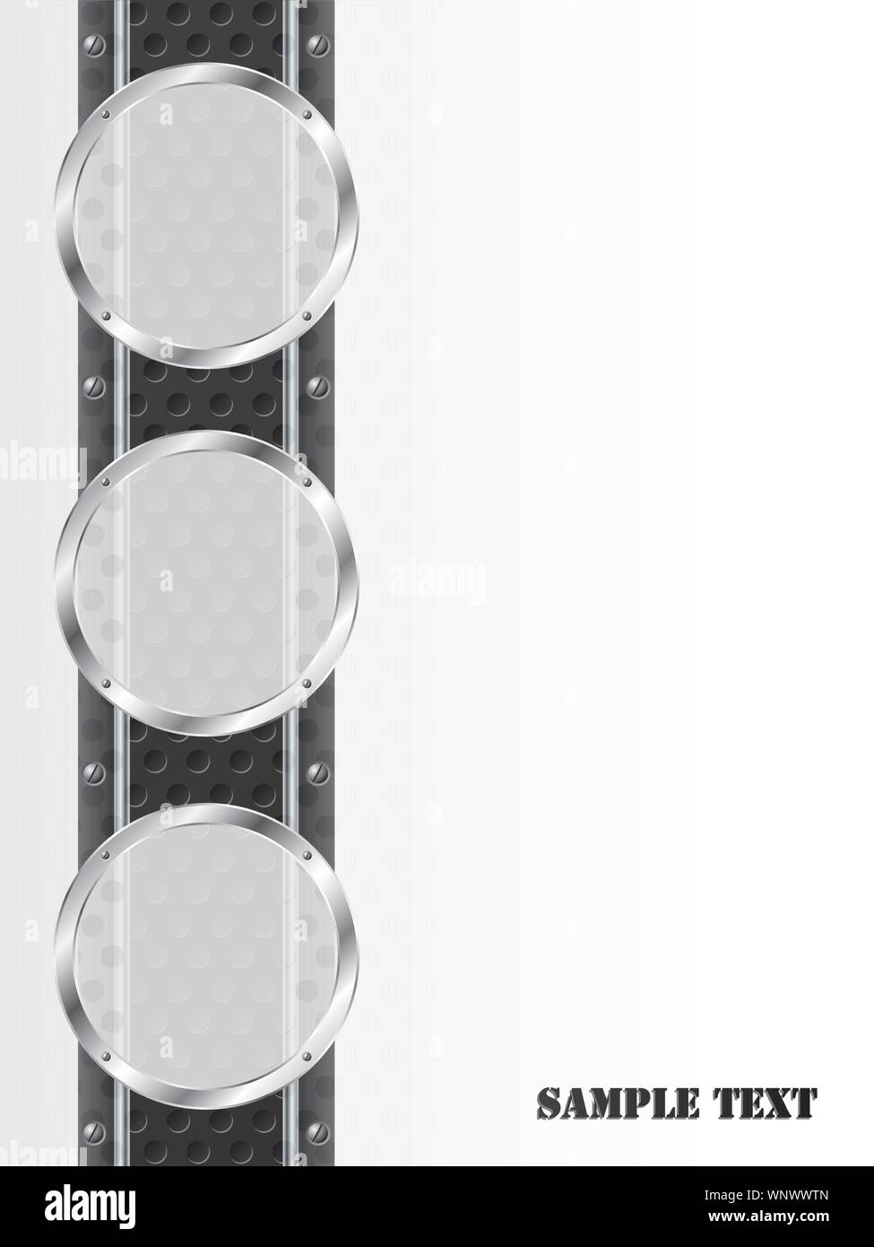 Industrial background design with metallic elements Stock Vector Image ...