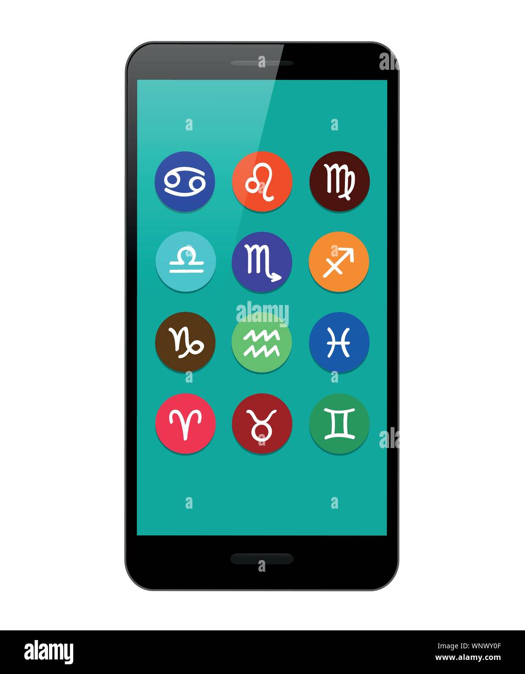 Star star mobile phone Stock Vector Images - Alamy