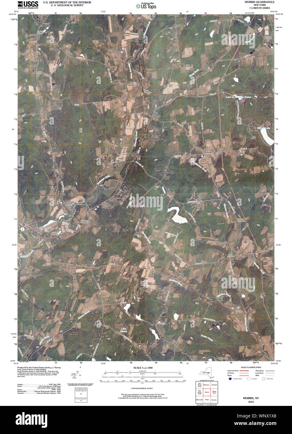 Morris map Cut Out Stock Images & Pictures - Alamy
