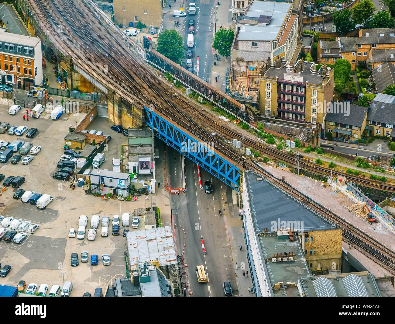 Aerial view railway hi-res stock photography and images - Alamy