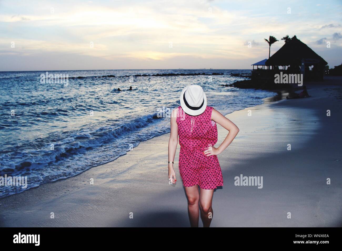 Hat covering face hi-res stock photography and images - Alamy