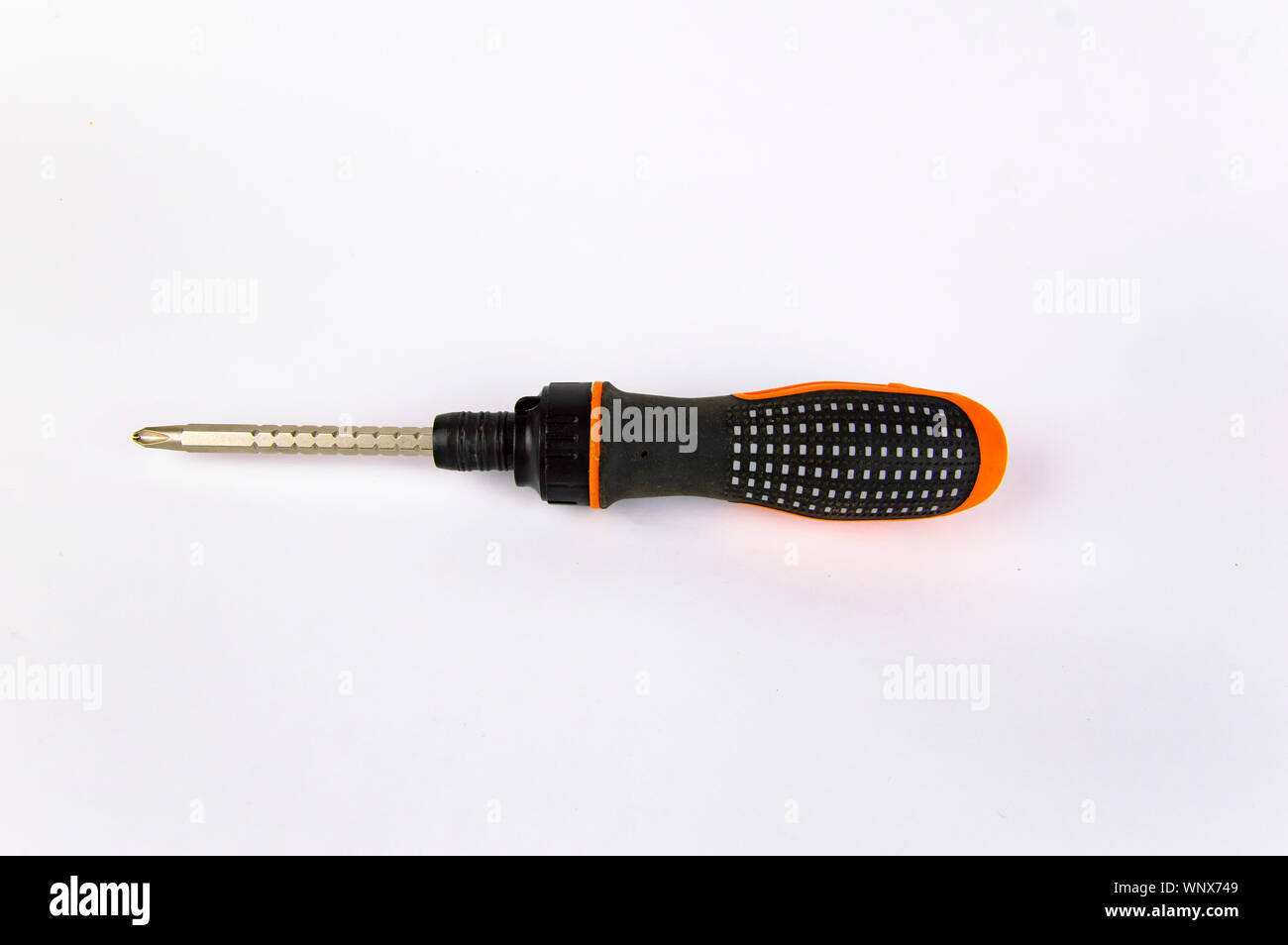 screwdriver tool isolated on white background, free space to fill Stock ...