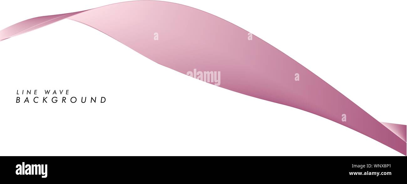 vector modern abstract line wave background in eps 10 Stock Vector ...