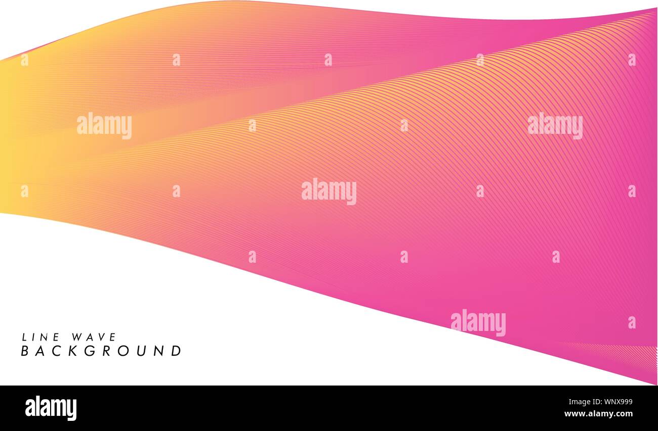 vector modern abstract line wave background in eps 10 Stock Vector Image & Art - Alamy