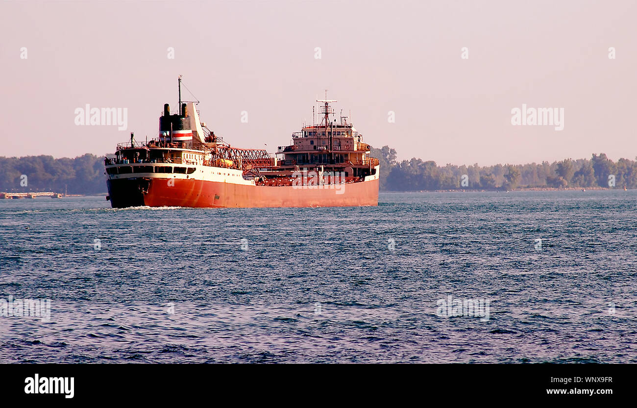 Freighter detroit river hi-res stock photography and images - Alamy