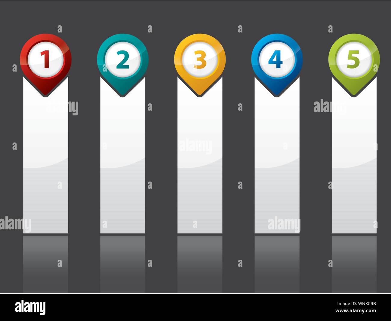 Infographic labels design with pointers Stock Vector Image & Art - Alamy
