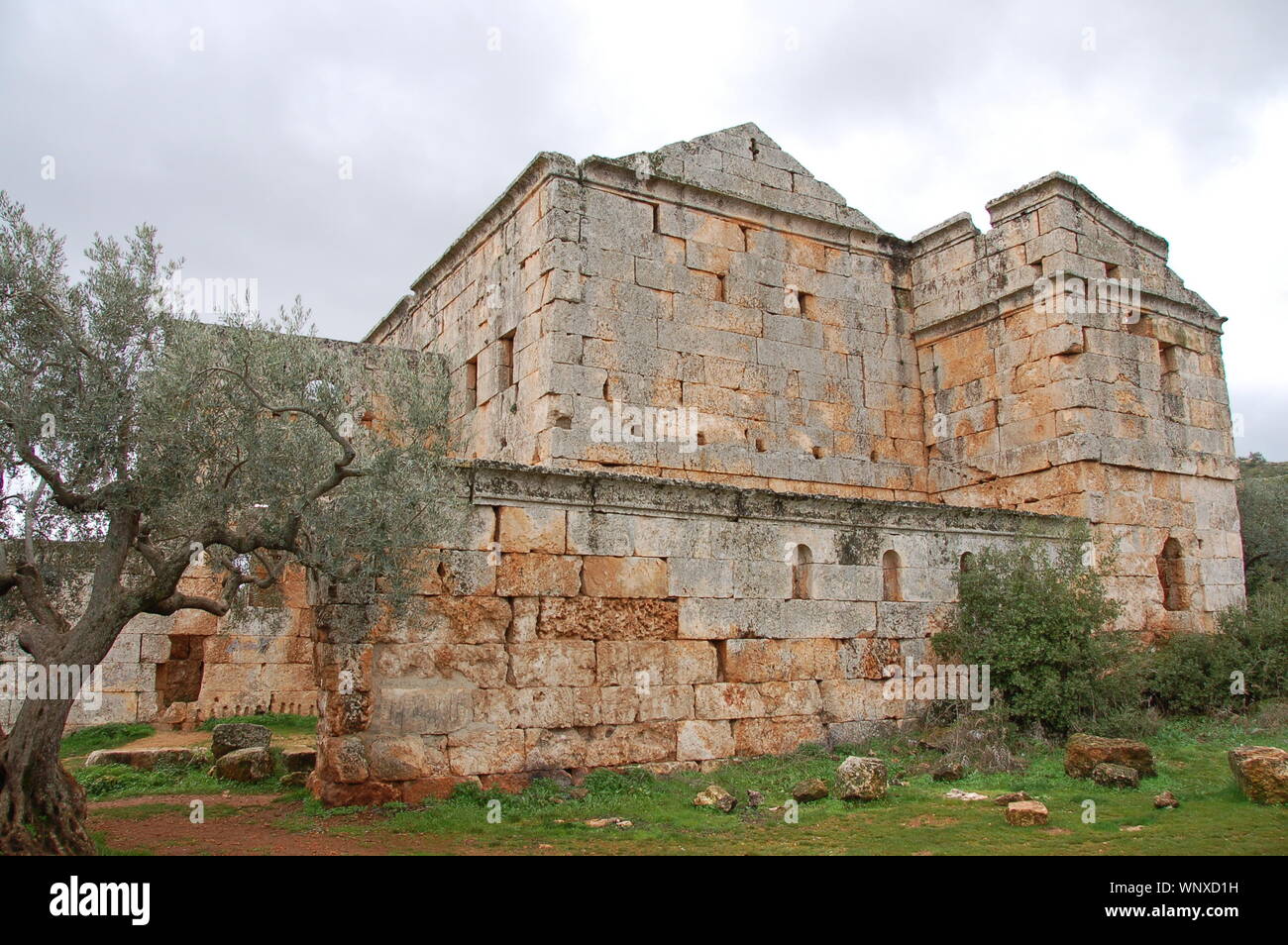The ruins of Al Bara Stock Photo - Alamy