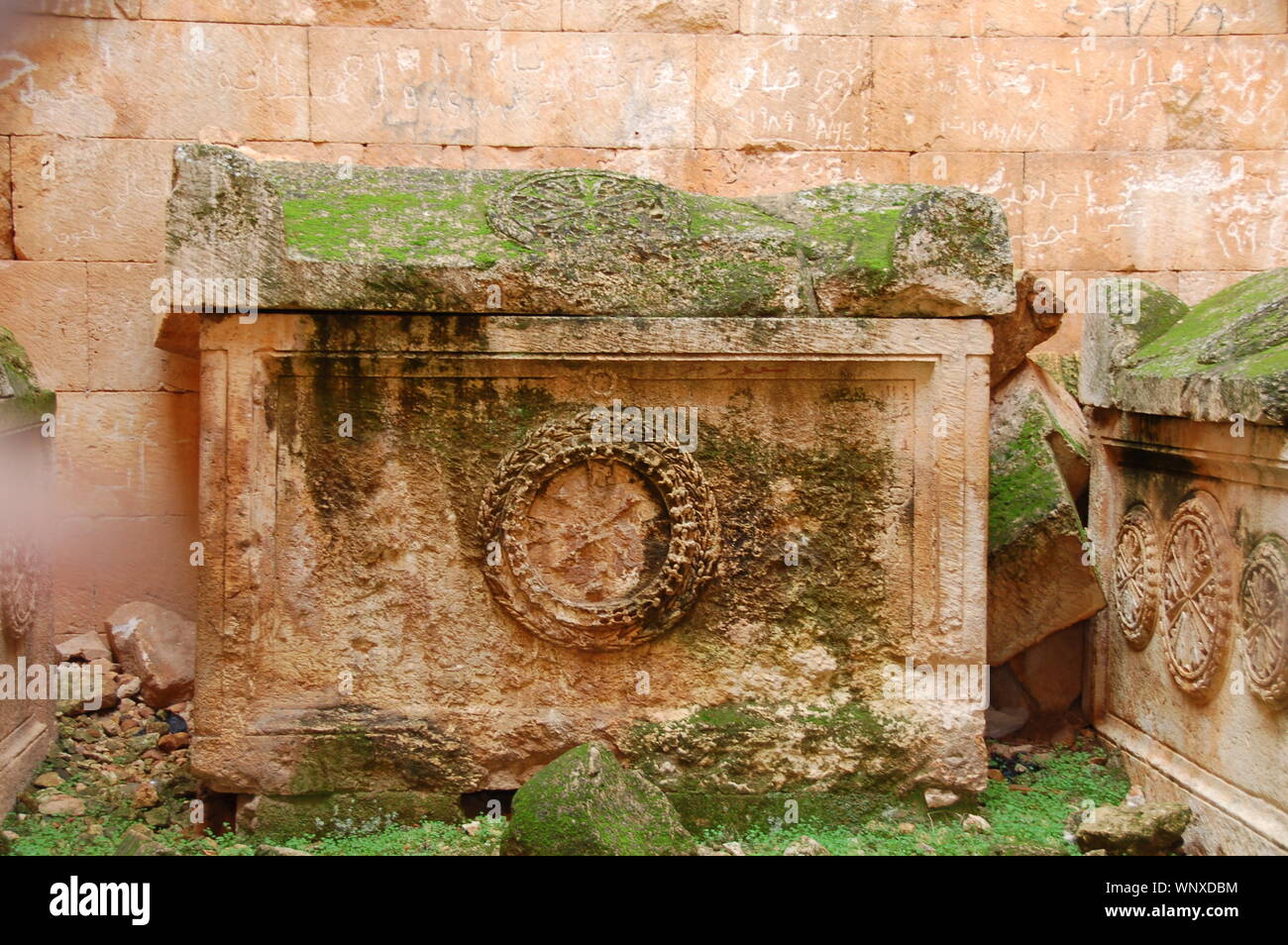 The ruins of Al Bara Stock Photo - Alamy