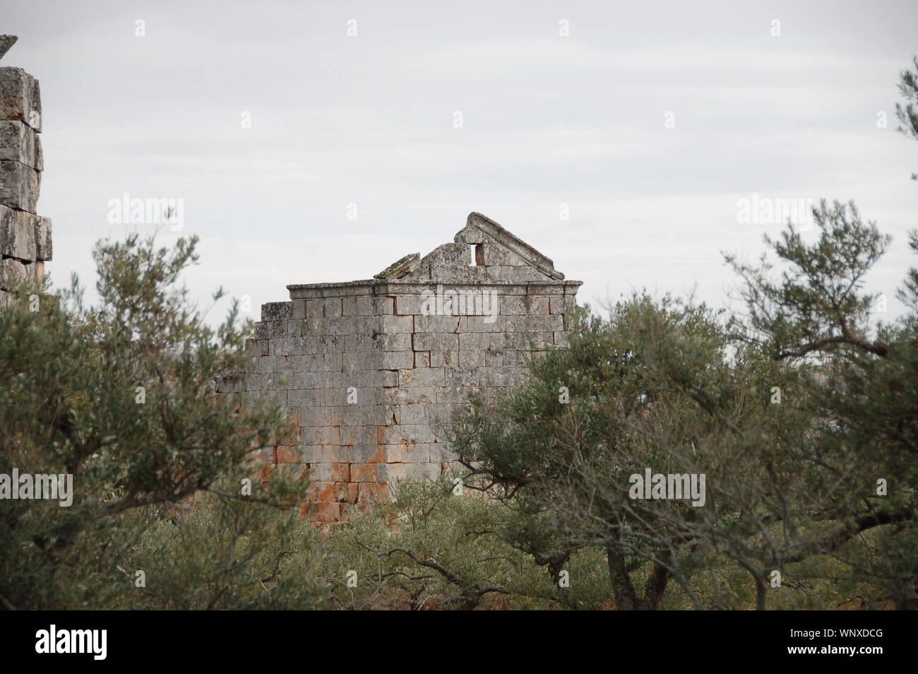 The ruins of Al Bara Stock Photo - Alamy