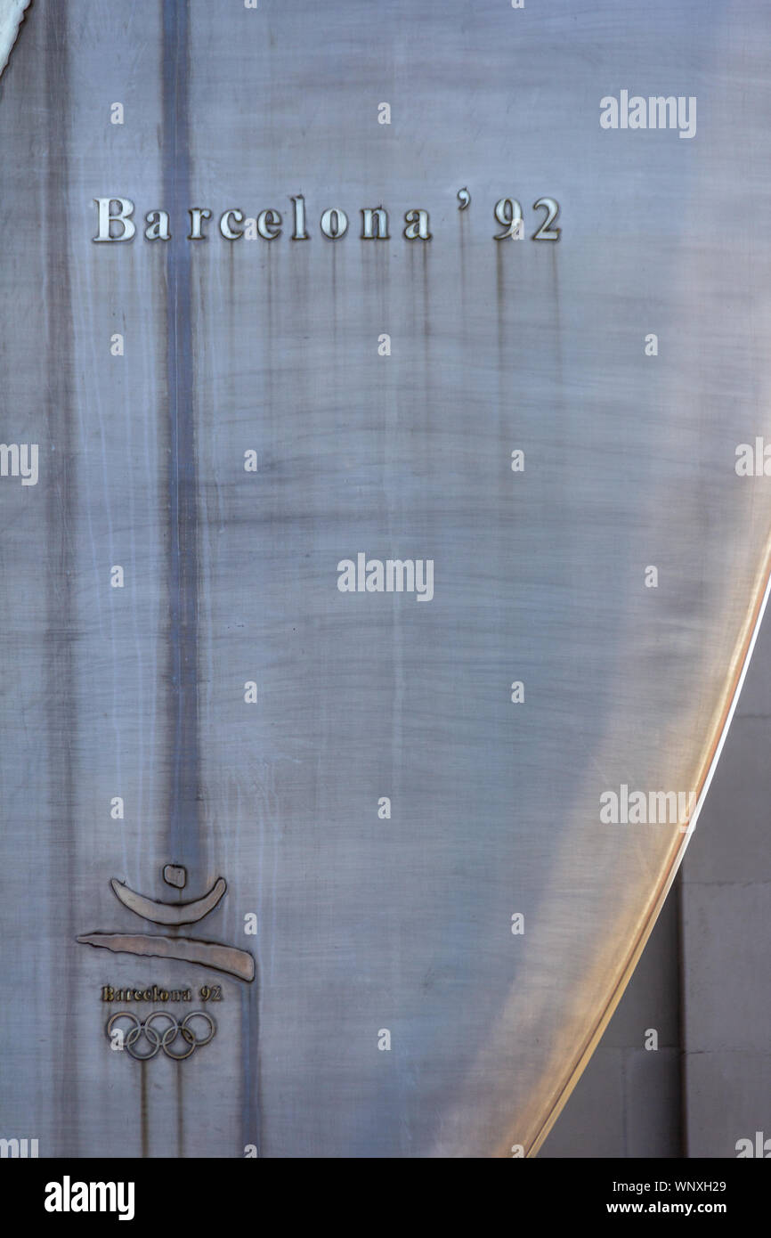 Barcelona 1992 olympics logo hi-res stock photography and images - Alamy