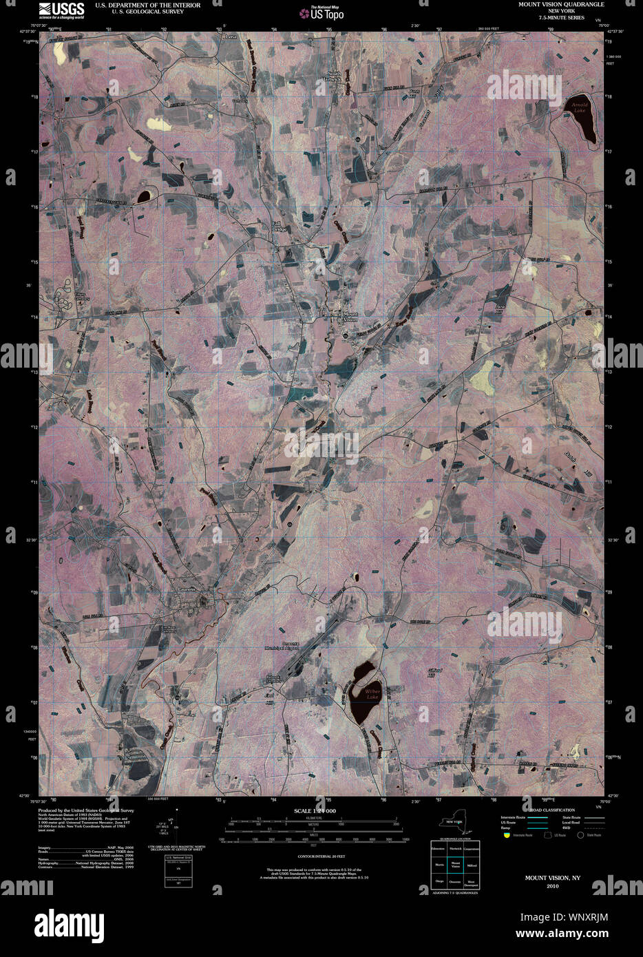 New York NY Mount Vision 20100427 TM Inverted Restoration Stock Photo ...