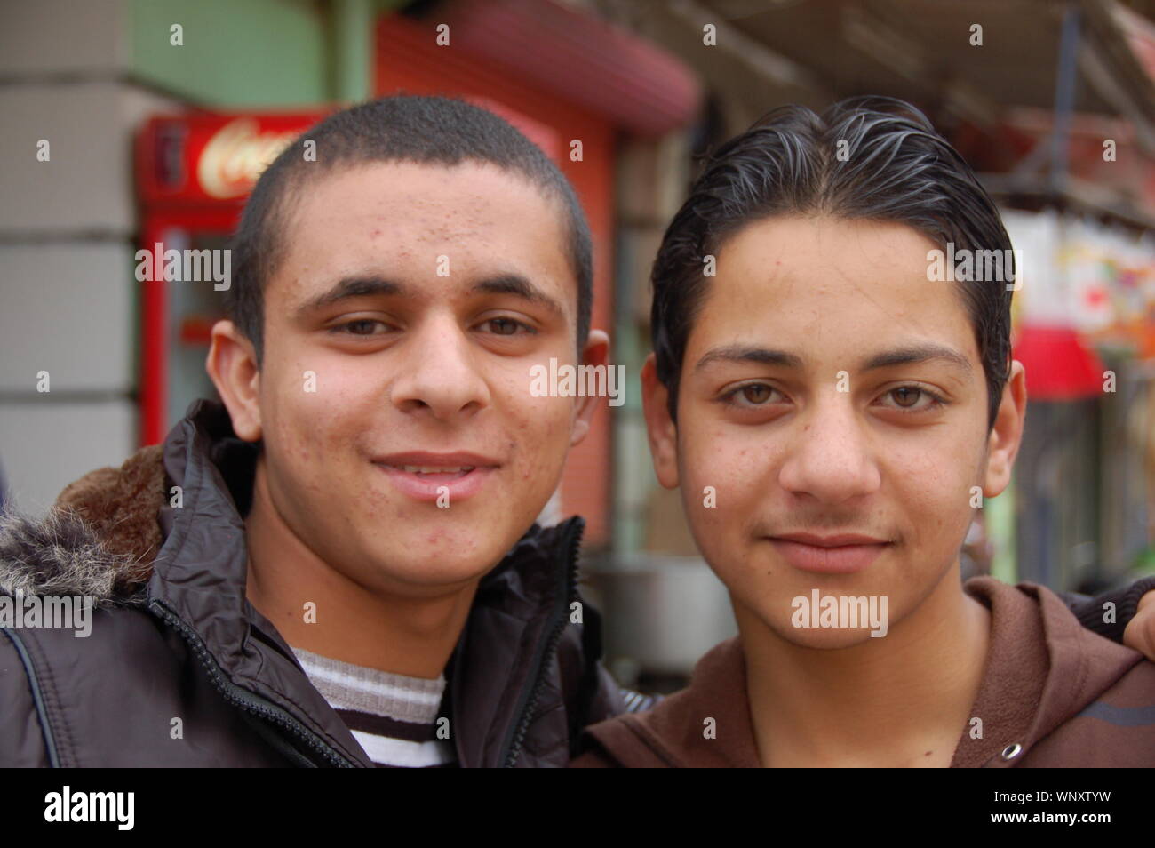 Syrian boy smile hi-res stock photography and images - Alamy
