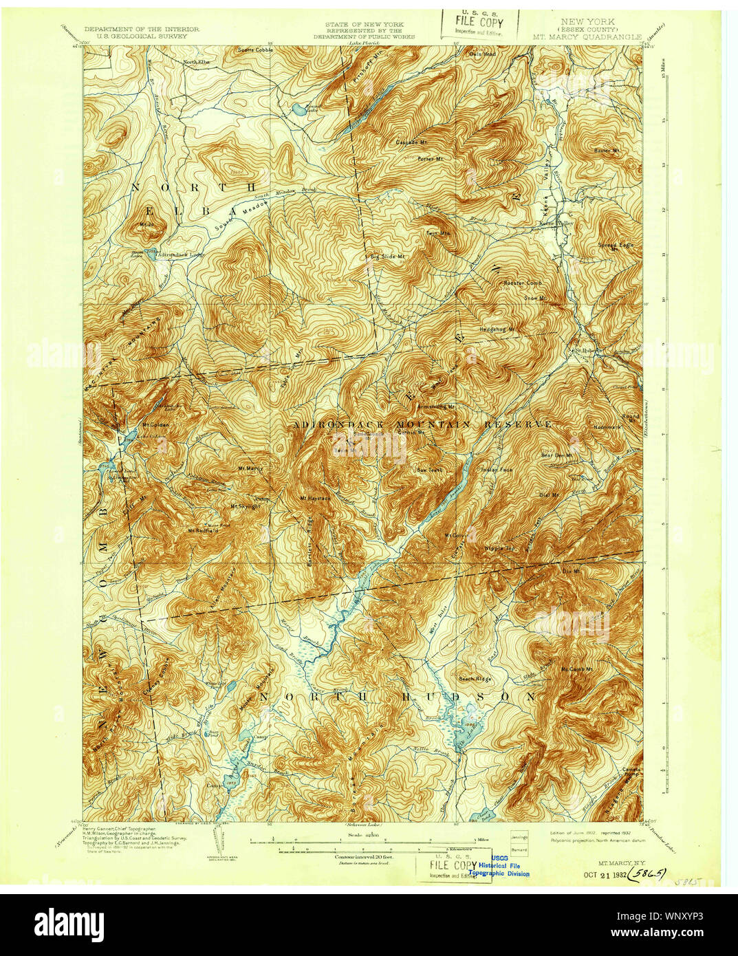 Mt marcy new york hi-res stock photography and images - Alamy