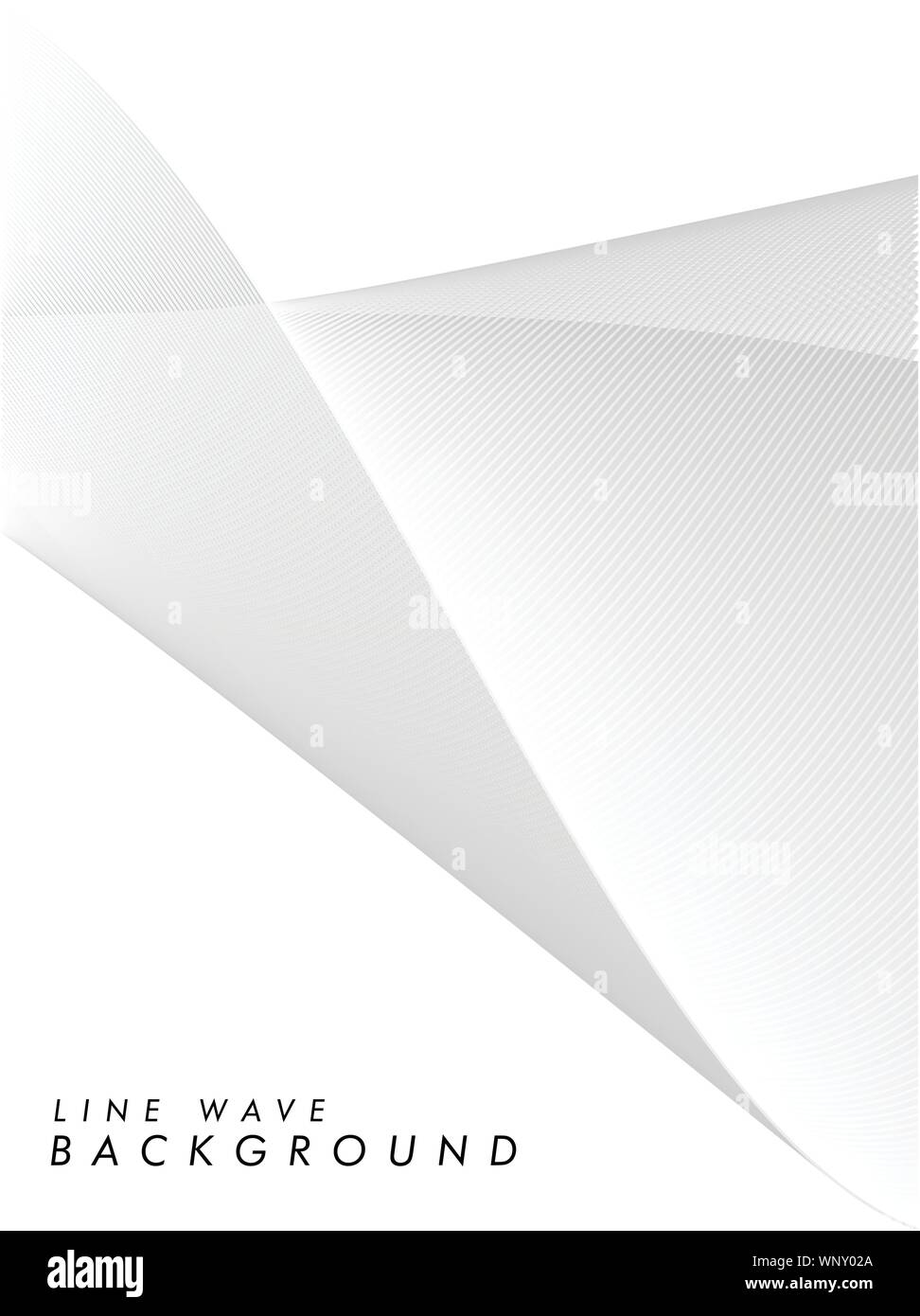 Tech background with vector abstract wave line Stock Vector Image & Art ...