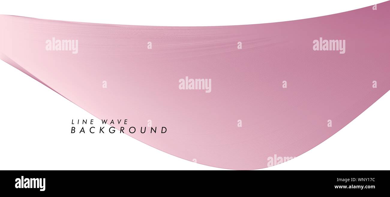 vector modern abstract line wave background in eps 10 Stock Vector ...