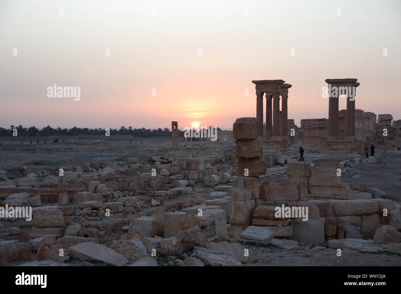 Ruins of Palmyra (Tadmor Stock Photo - Alamy