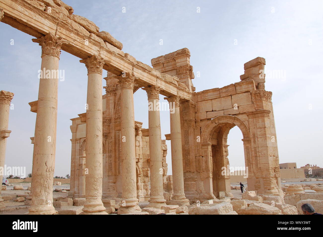 Archaeological site of Palmyra (Tadmor Stock Photo - Alamy