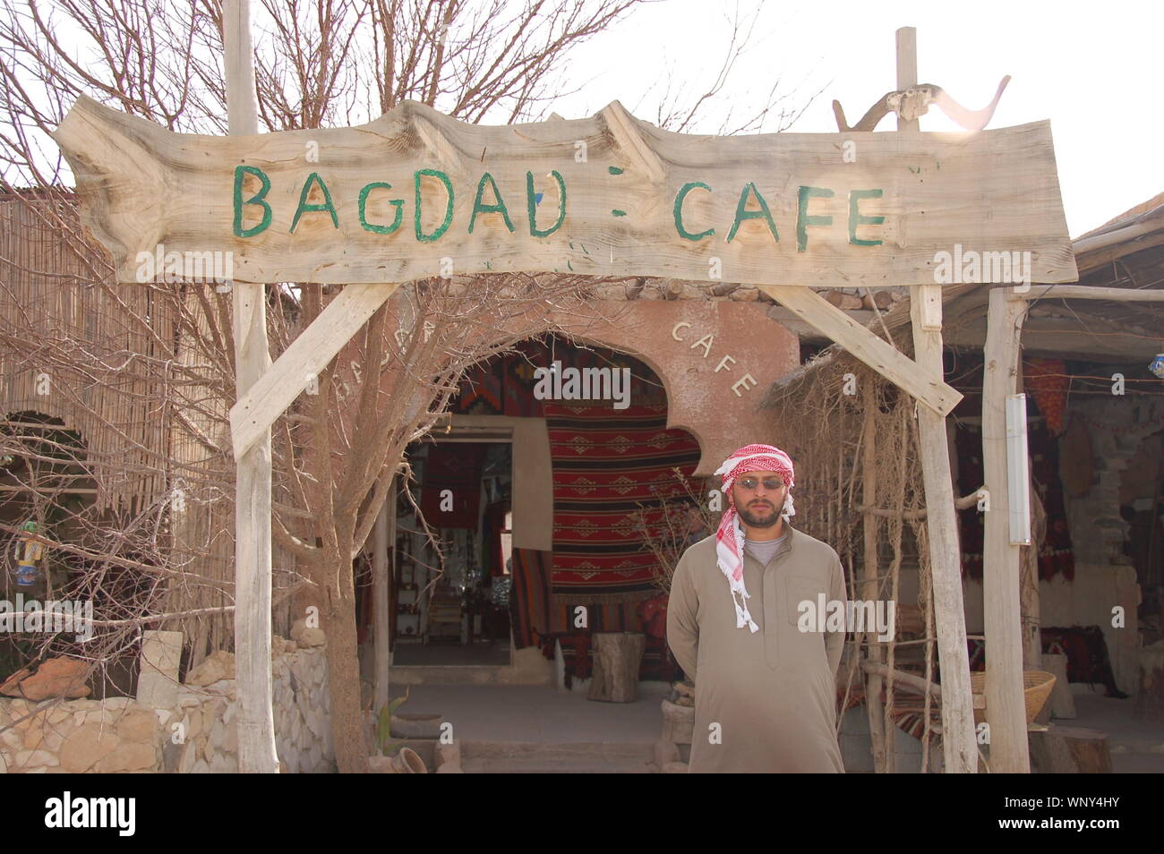 People in the Bagdad Café Stock Photo - Alamy