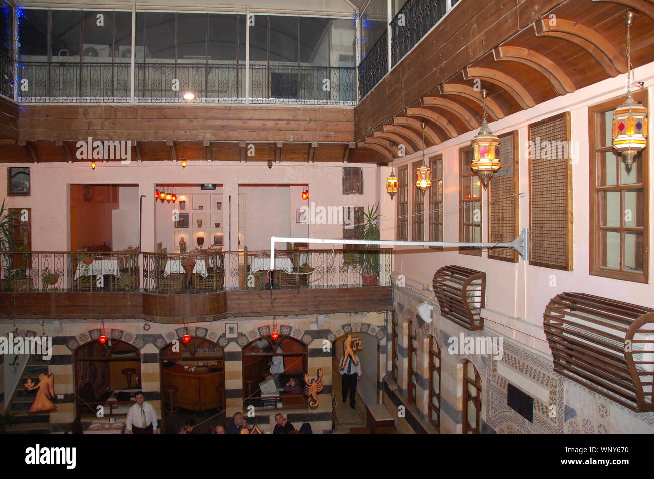 In a restaurant of Damascus Stock Photo - Alamy