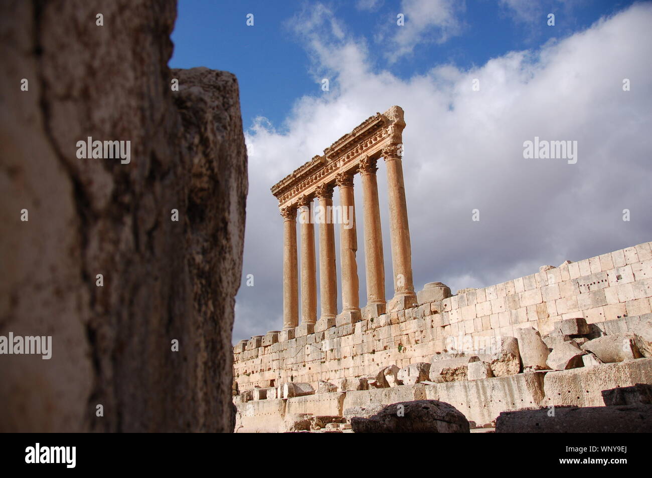 The site of Baalbek Stock Photo - Alamy