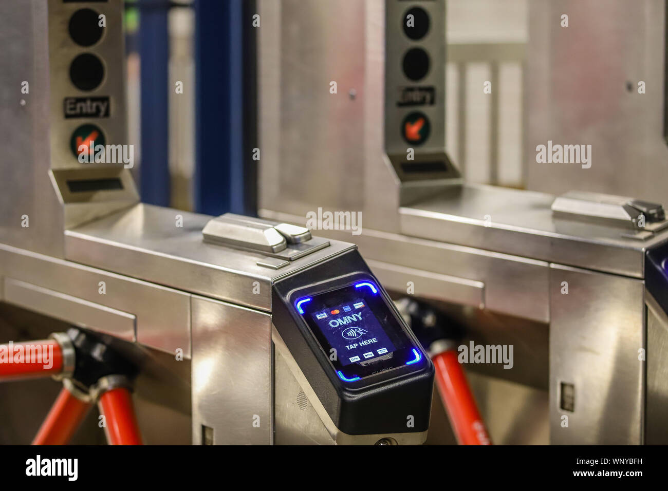 New York, New York, USA. 5th Sep, 2019. New York Subway MTA begins ...