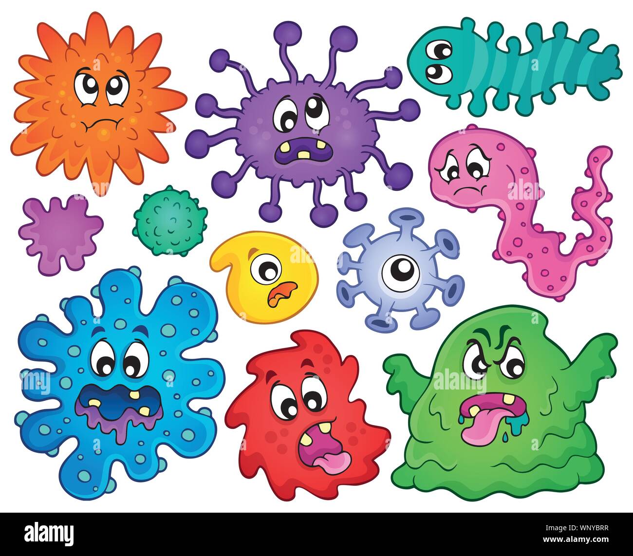 Germs theme set 1 Stock Vector Image & Art - Alamy