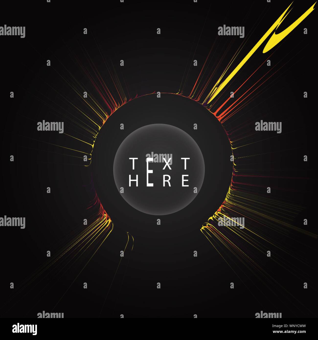 Creative vector lines and abstract art circle designs Stock Vector ...