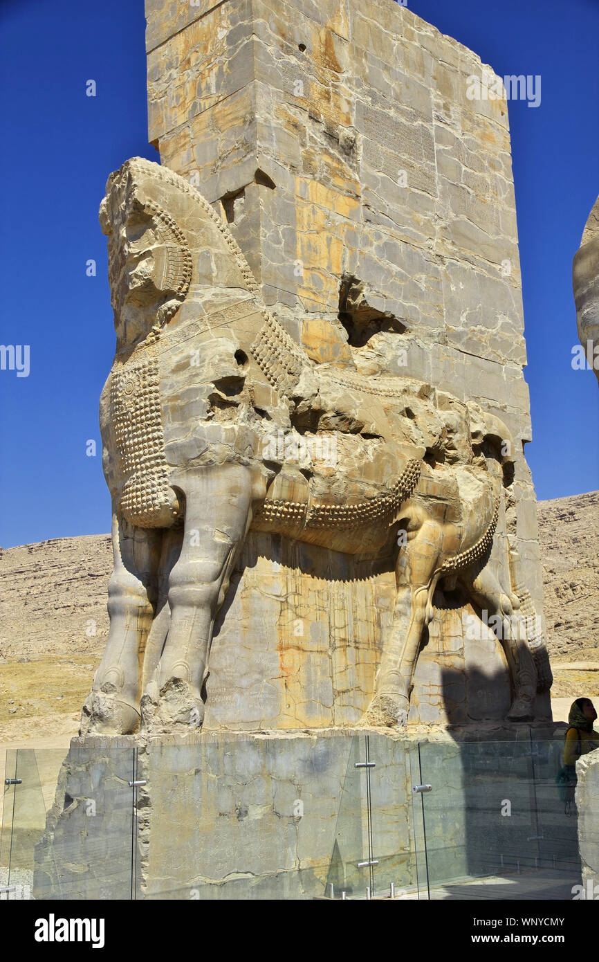 Persepolis / Iran - 30 Sep 2012: Persepolis is the capital of the ...