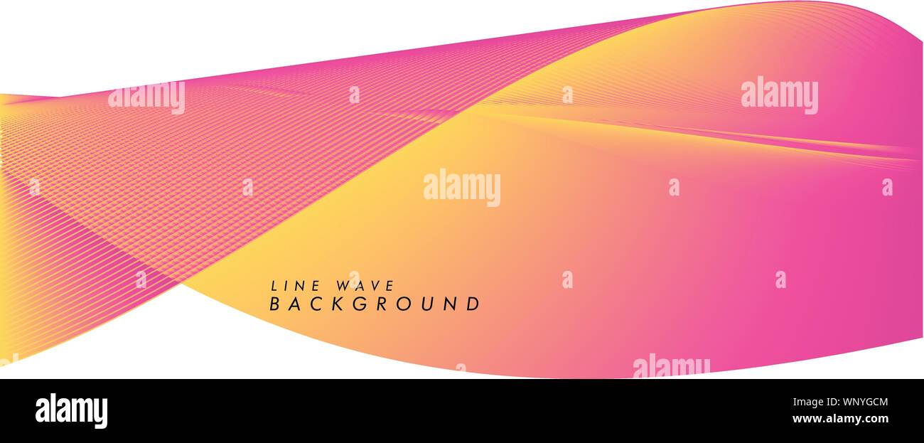 vector modern abstract line wave background in eps 10 Stock Vector Image & Art - Alamy