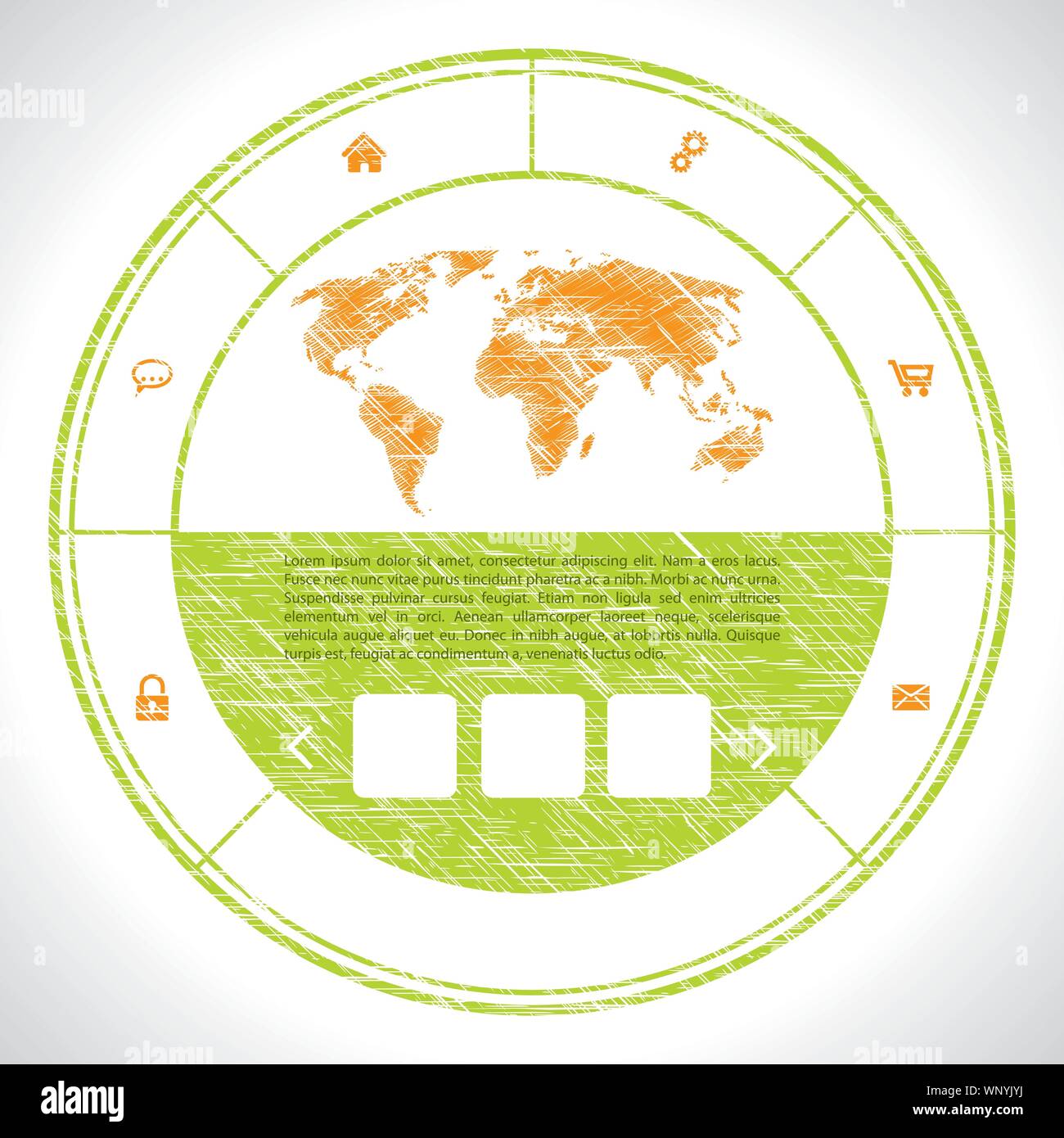 Seal like website template design Stock Vector Image & Art - Alamy