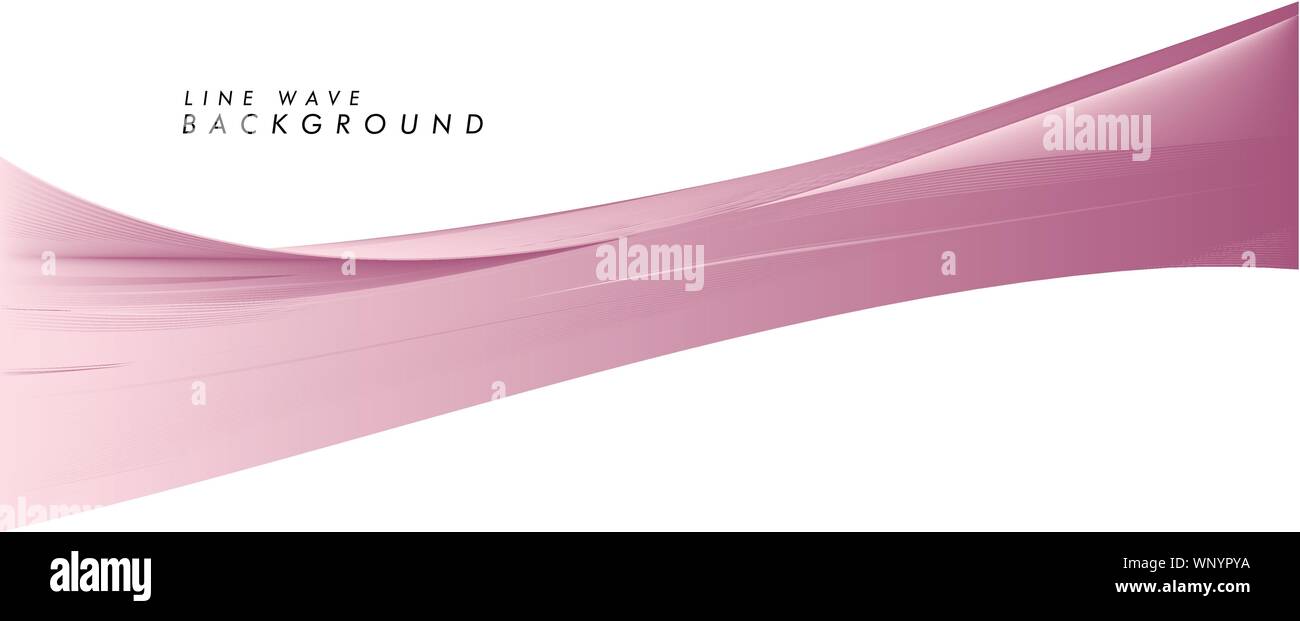 vector modern abstract line wave background in eps 10 Stock Vector ...