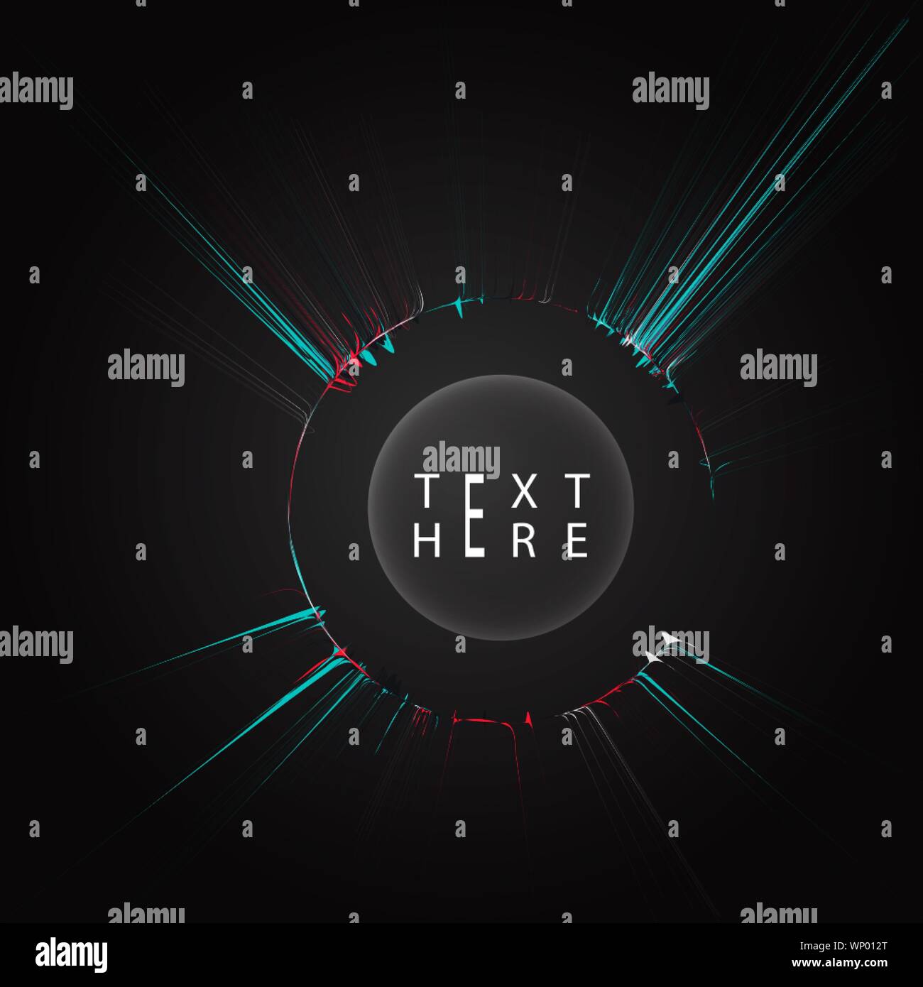 Creative vector lines and abstract art circle designs Stock Vector ...