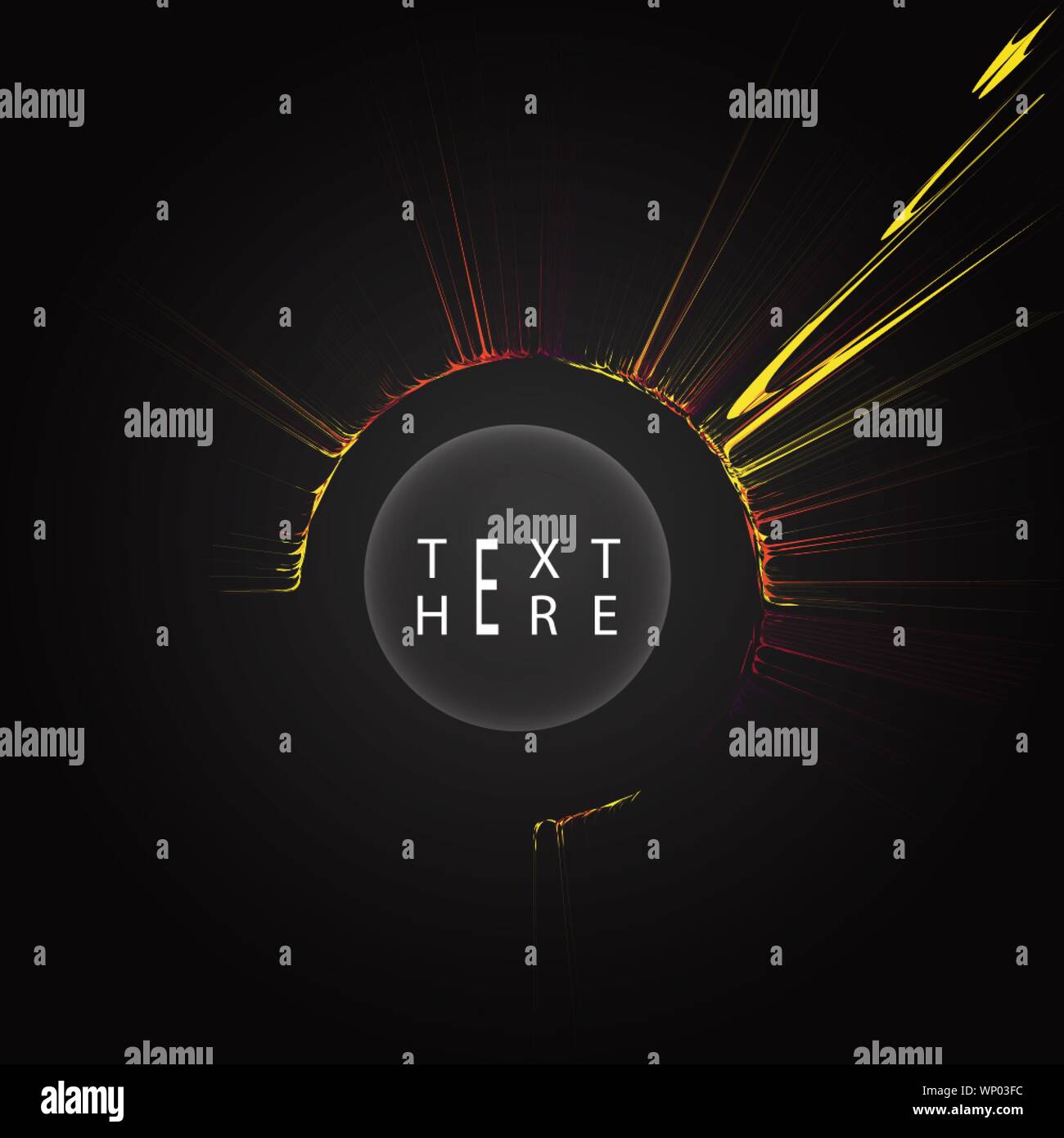 Creative vector lines and abstract art circle designs Stock Vector ...