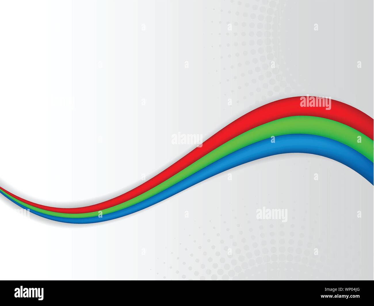 Abstract rgb wave with halftones and shadows Stock Vector Image & Art ...