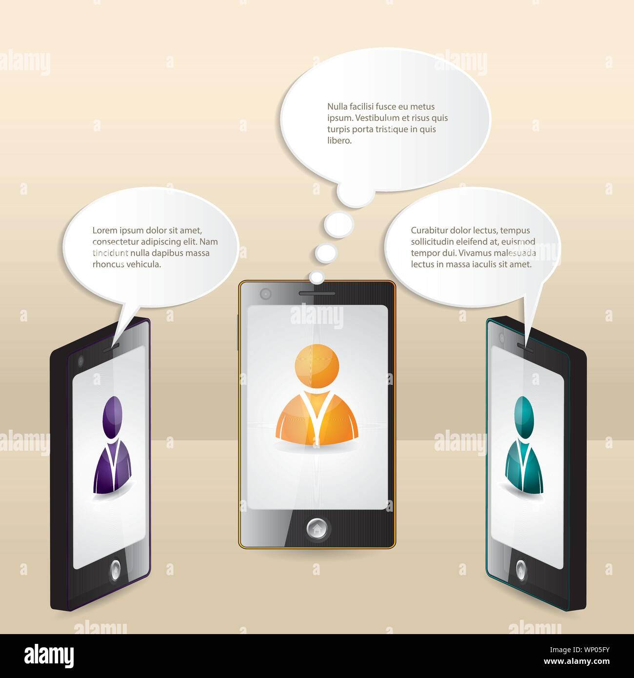 Illustrated conversation Stock Vector Images - Alamy
