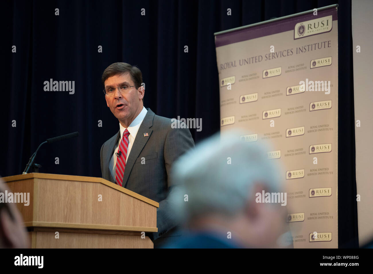 Mark esper at rusi hi-res stock photography and images - Alamy