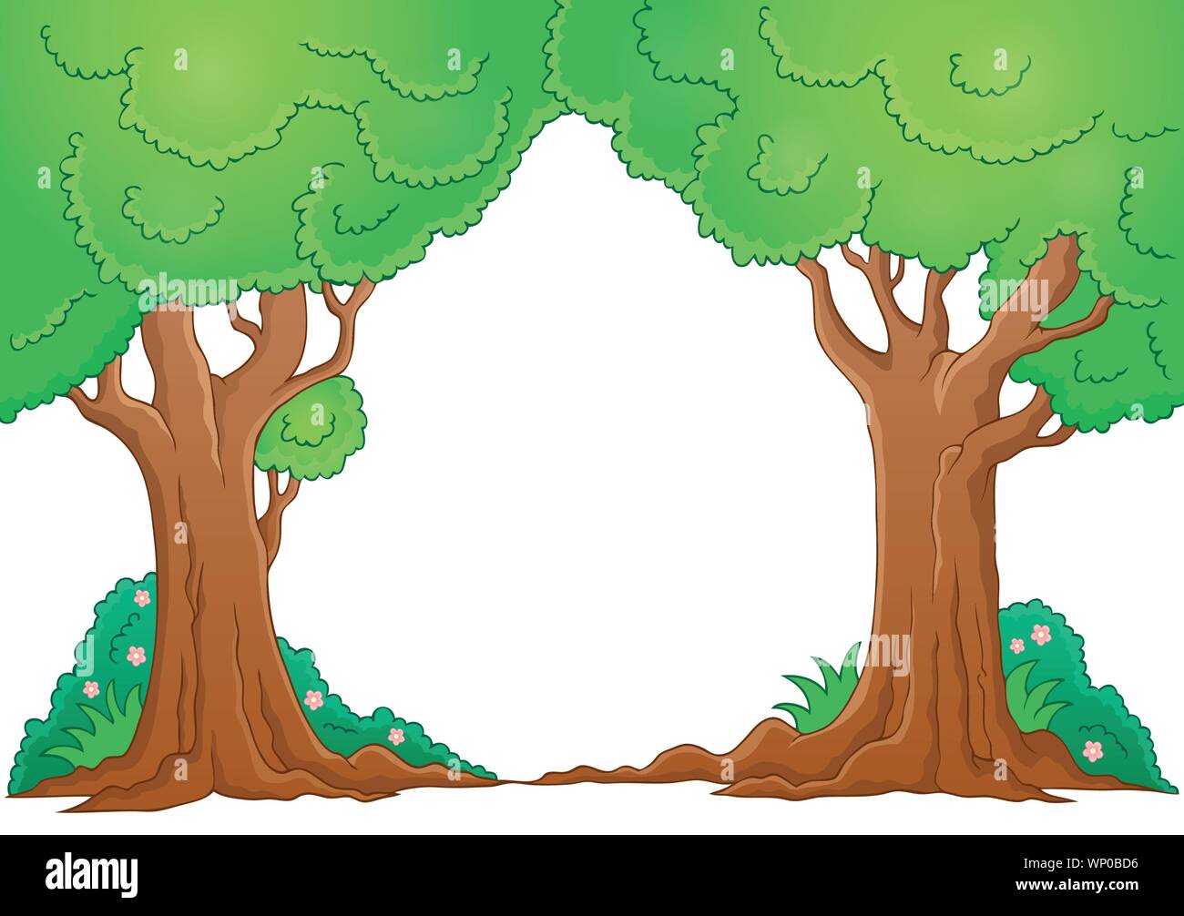 Tree theme image 7 Stock Vector Image & Art - Alamy